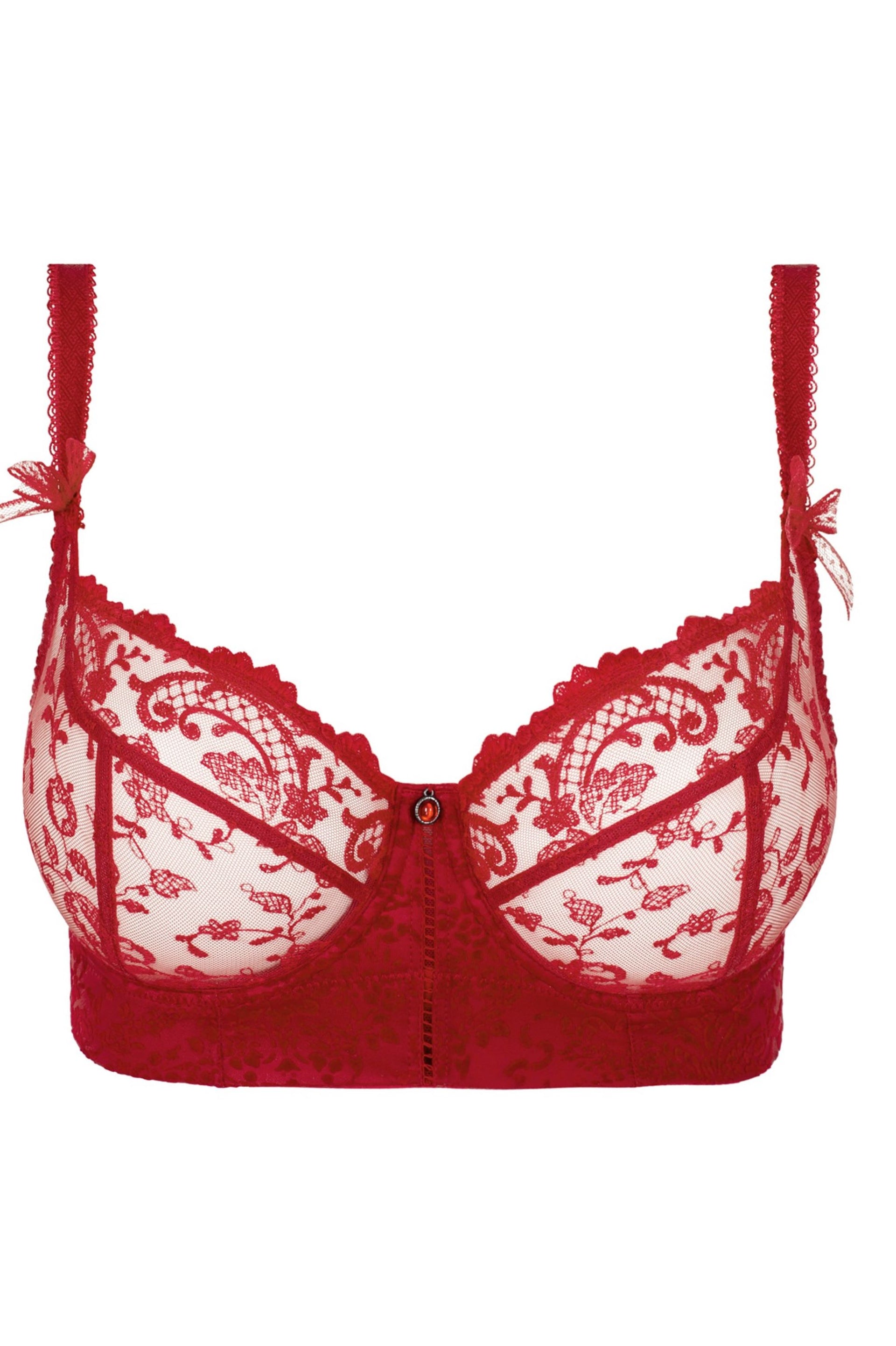 Empreinte Gaby Red Bustier Bra – Browns Lingerie